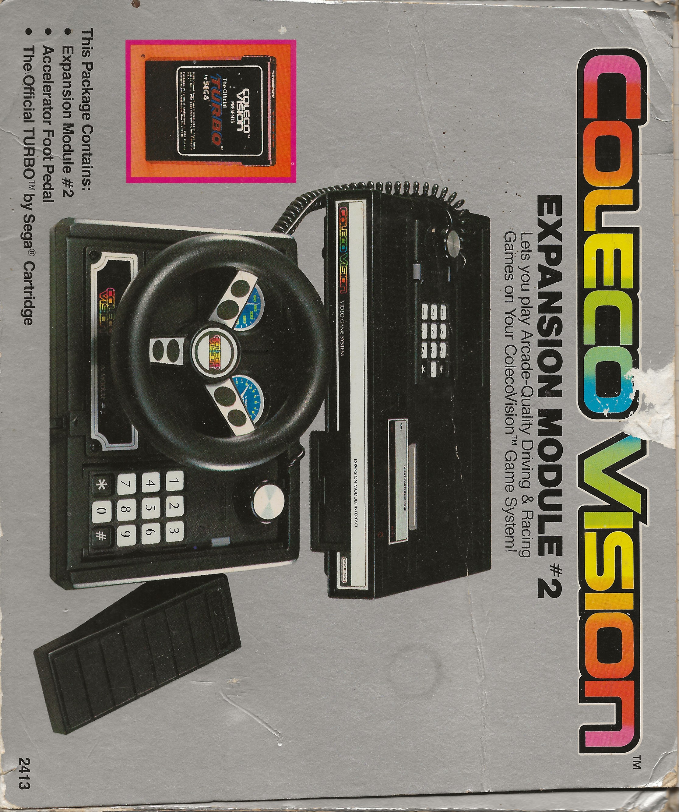 ColecoVision Expansion Module #2 - Driving Controller & Steering Wheel