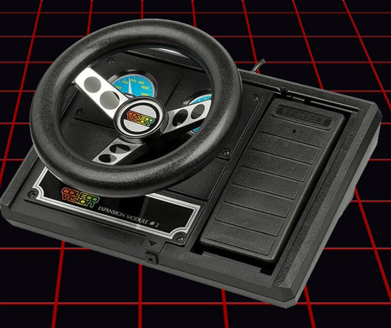 ColecoVision Expansion Module #2 - Driving Controller & Steering Wheel