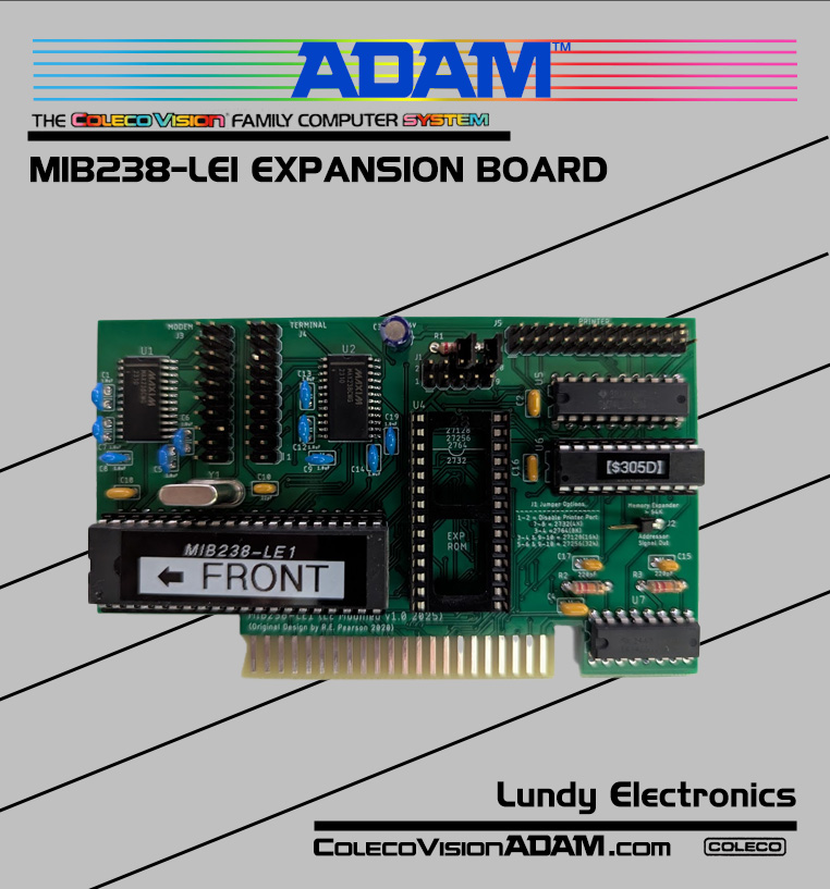 ColecoVision ADAM Internal Cards & Expansion Boards | ColecoADAMmuseum